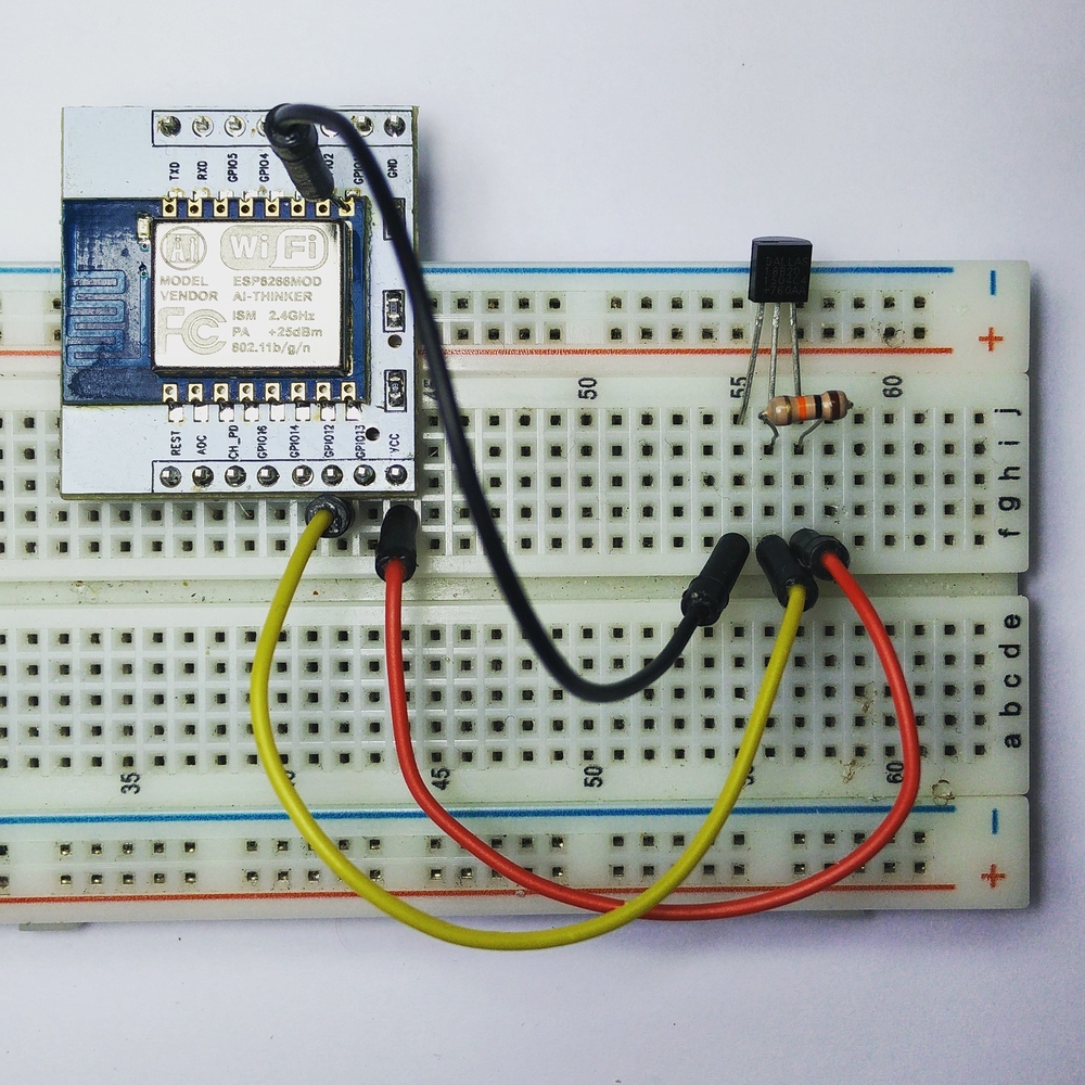 ESP8266 digital read (ds18b20) - How-To - The Internet of Thinger